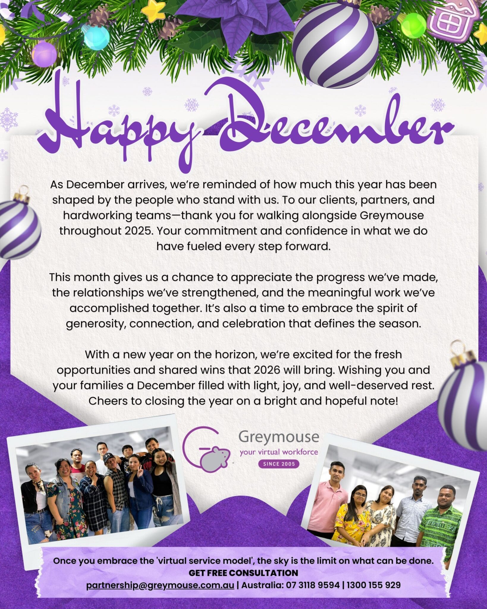 Happy December – Greymouse